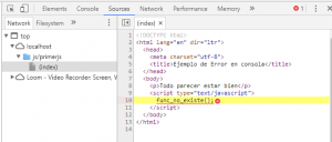 JavaScript: Uso de la consola del navegador